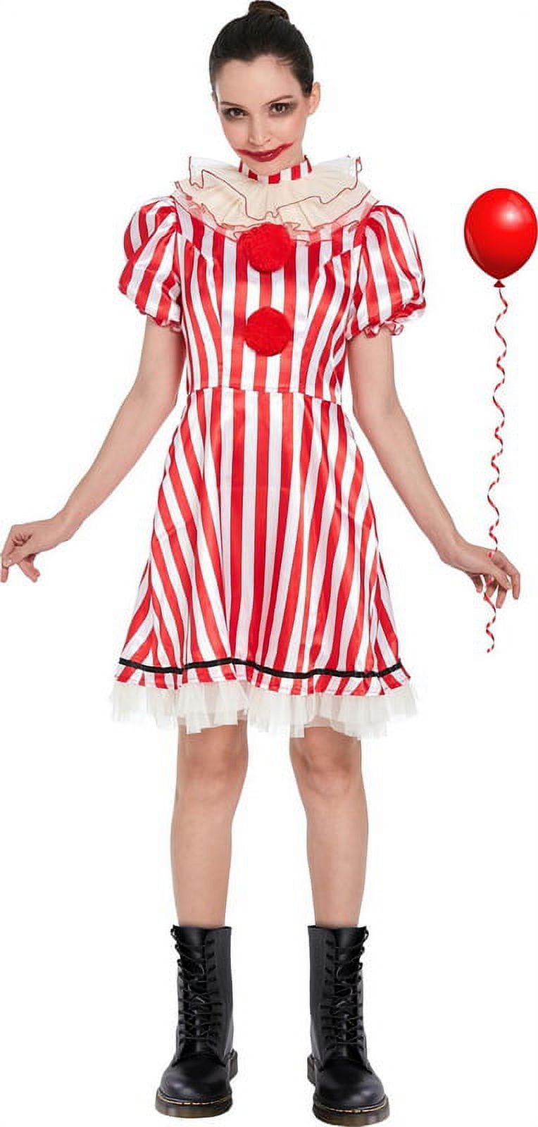 DASSYN CREATIONS DAS-DC60128-C Bloody Clown Womens Costume | One Size ...