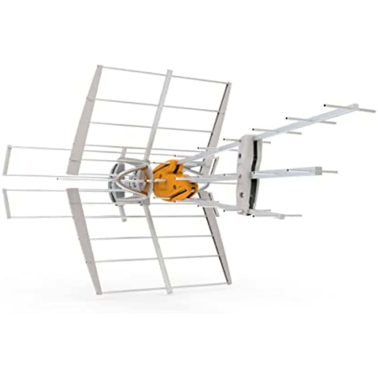 Televes DATBOSS 60 Mile Hi-VHF/UHF Amplified Outdoor HDTV Antenna with ...