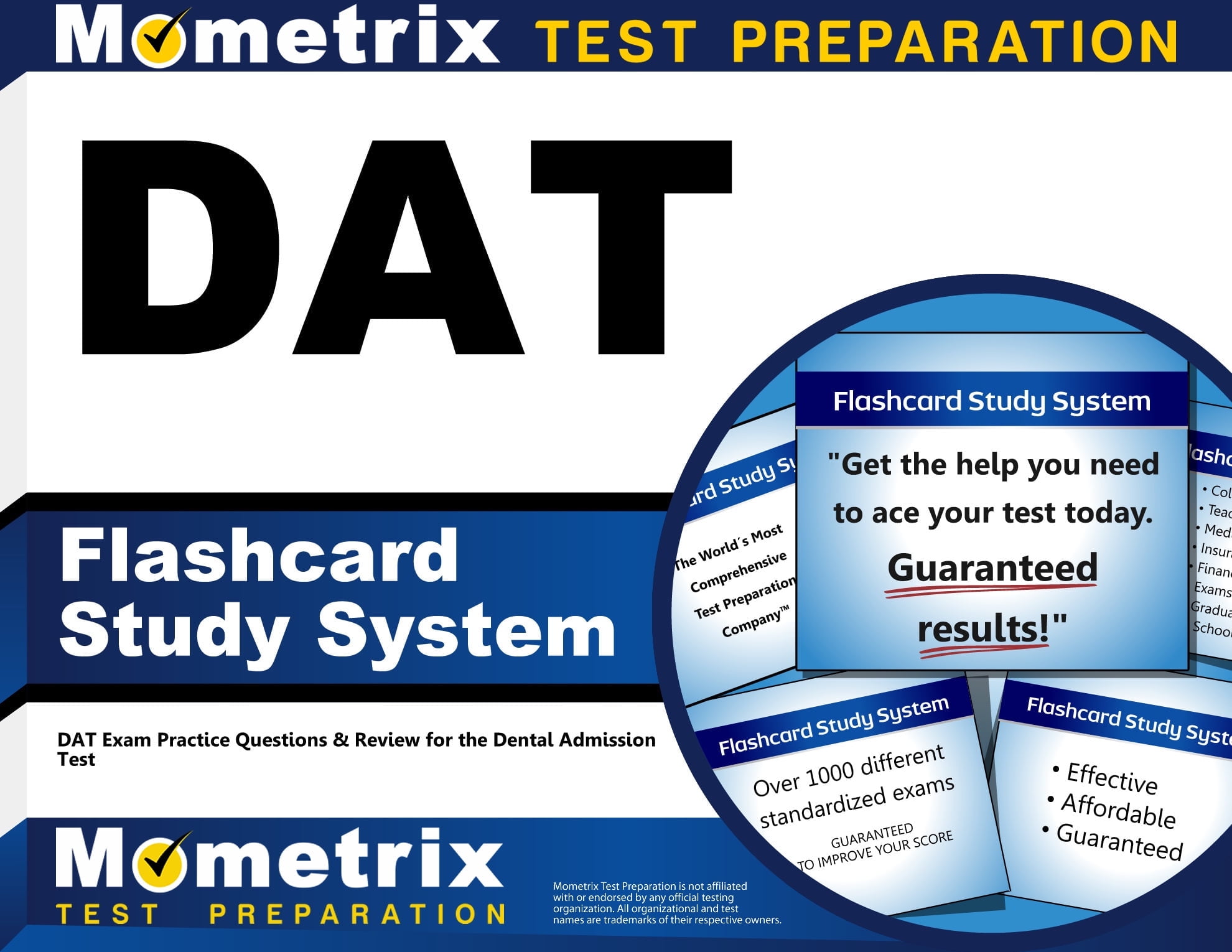 DAT Flashcard Study System : DAT Exam Practice Questions and Review for ...