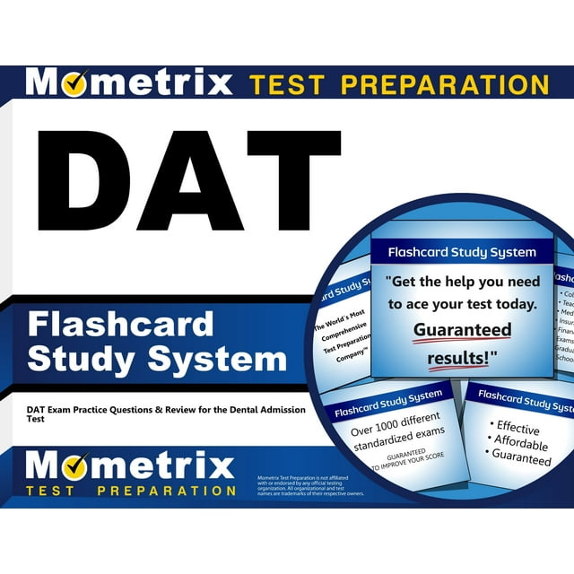 DAT Flashcard Study System : DAT Exam Practice Questions and Review for ...