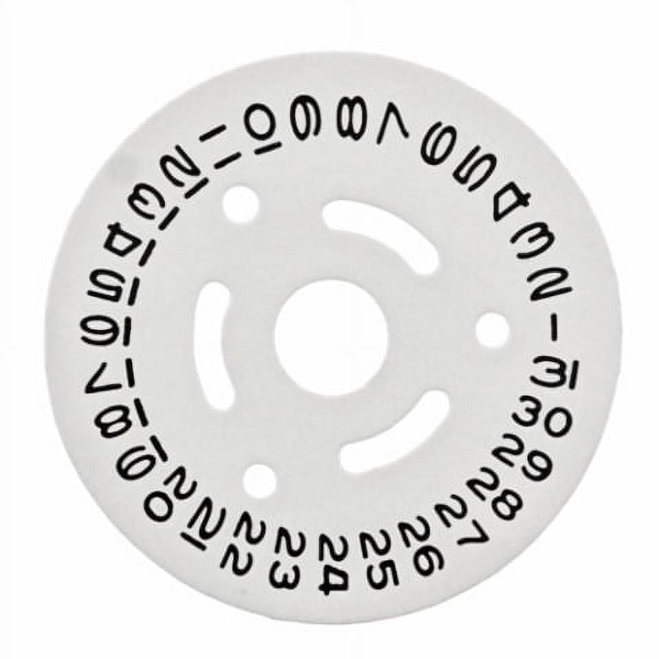 DATE DISC FOR LADIES 26MM ROLEX 2030-2035 MOVEMENT WHITE WITH BLACK ...