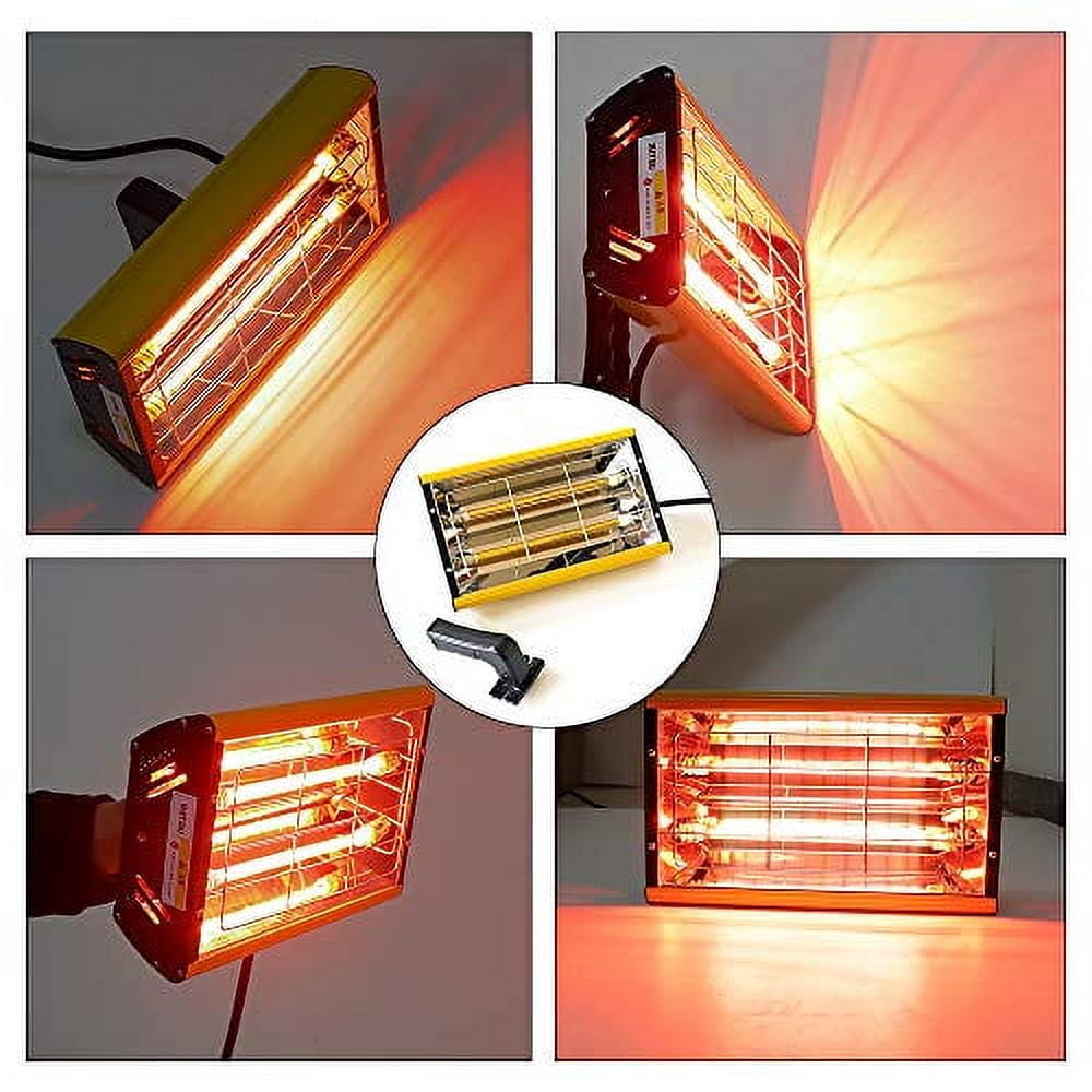 DATOUBOSS Infrared Paint Baking Lamp 2000w Shortwave Infrared Paint ...