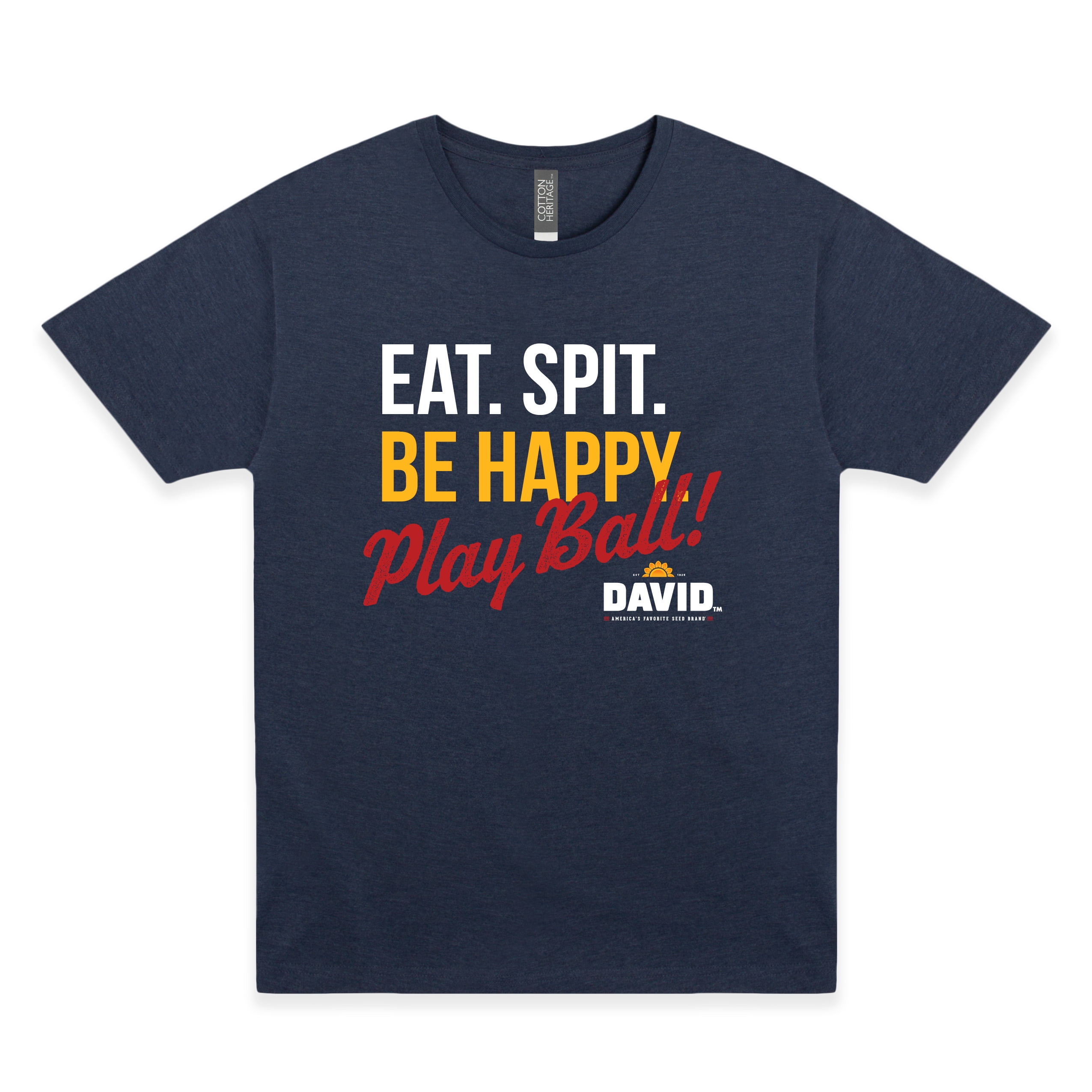 DAVID™ Eat. Spit. Be Happy. Play Ball! Tee | Officially Licensed ...