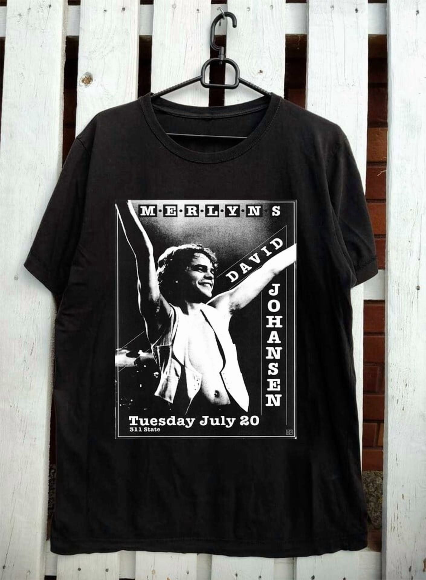 DAVID JOHANSEN New York Dolls Black All Size T-Shirt AR961 - Walmart.com