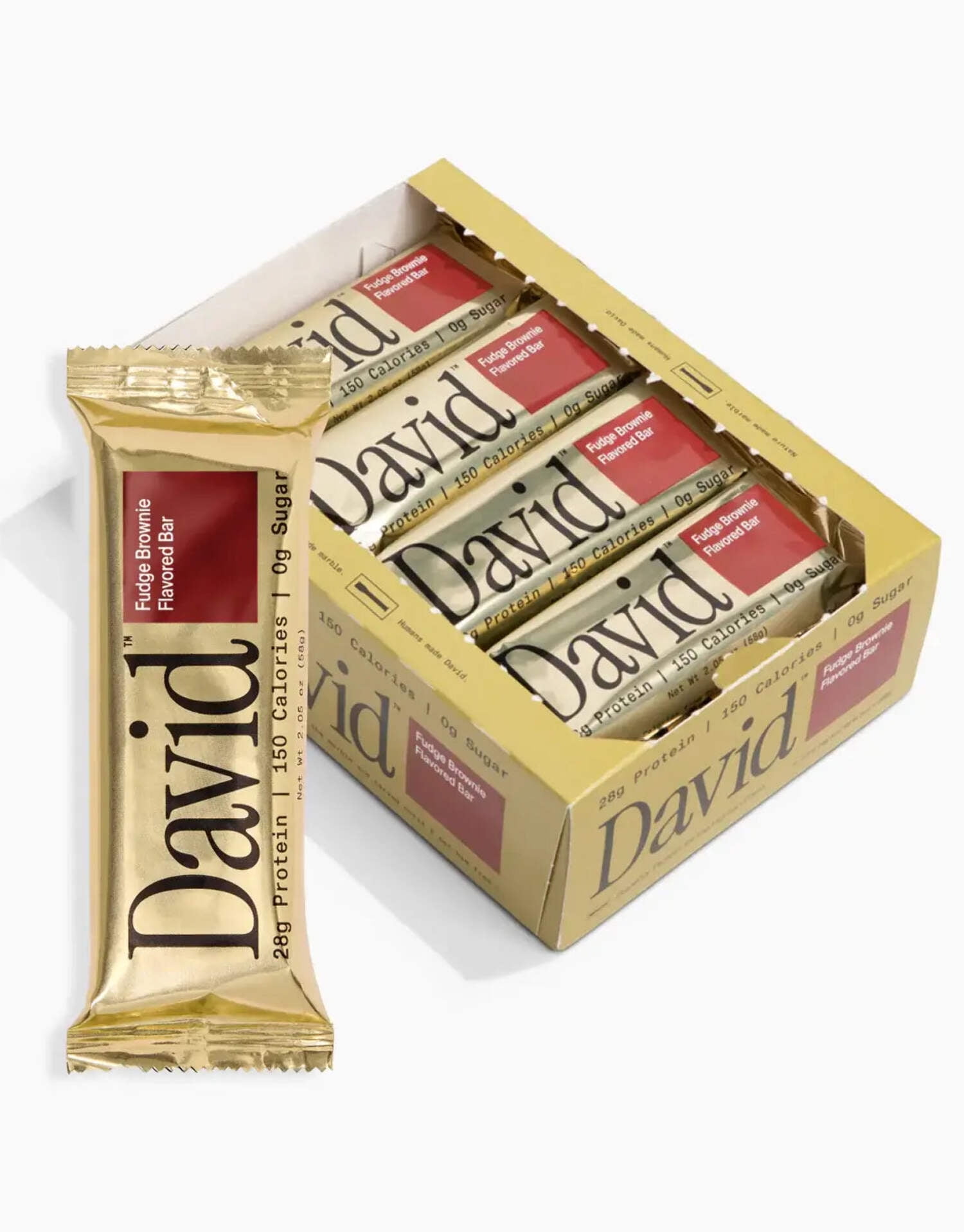 DAVID Protein Bar (12pk) - Walmart.com