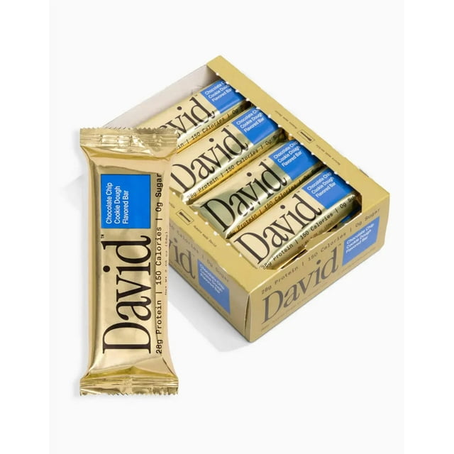 DAVID Protein Bar (12pk) - Walmart.com