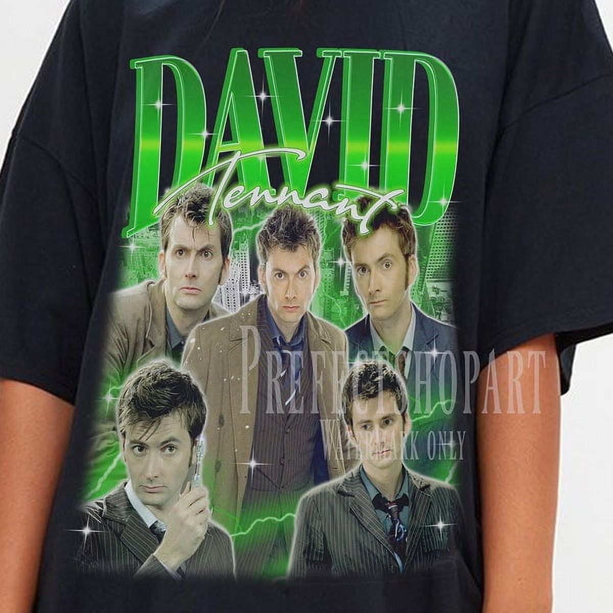 DAVID TENNANT Vintage, David Tennant Homage Fan Tees, David Tennant ...