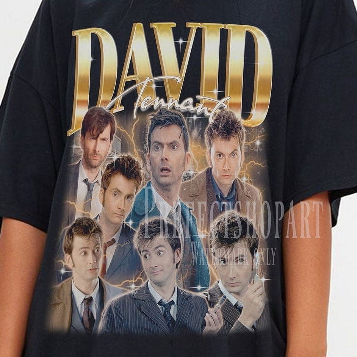 DAVID TENNANT Vintage, David Tennant Homage Fan Tees, David Tennant ...