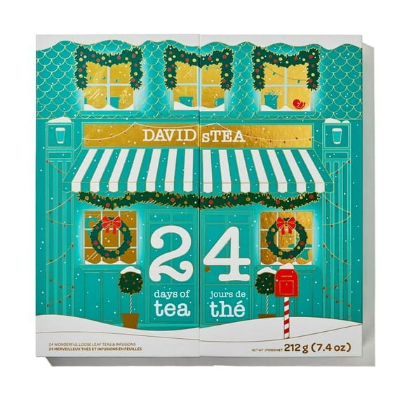 DAVIDsTEA Days of OKA4 Tea Premium Advent Calendar Loose Leaf Teas ...