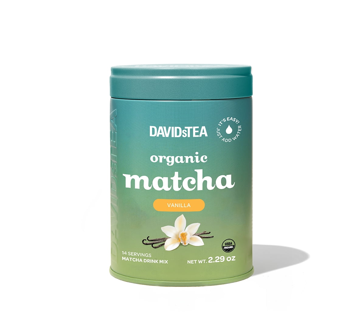 DAVIDsTEA Organic Vanilla Matcha Tin - Walmart.com