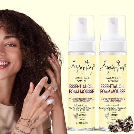 DAVIGA Nourishing Conditioner Mousse Hair Styling Braid Shine Mousse ...