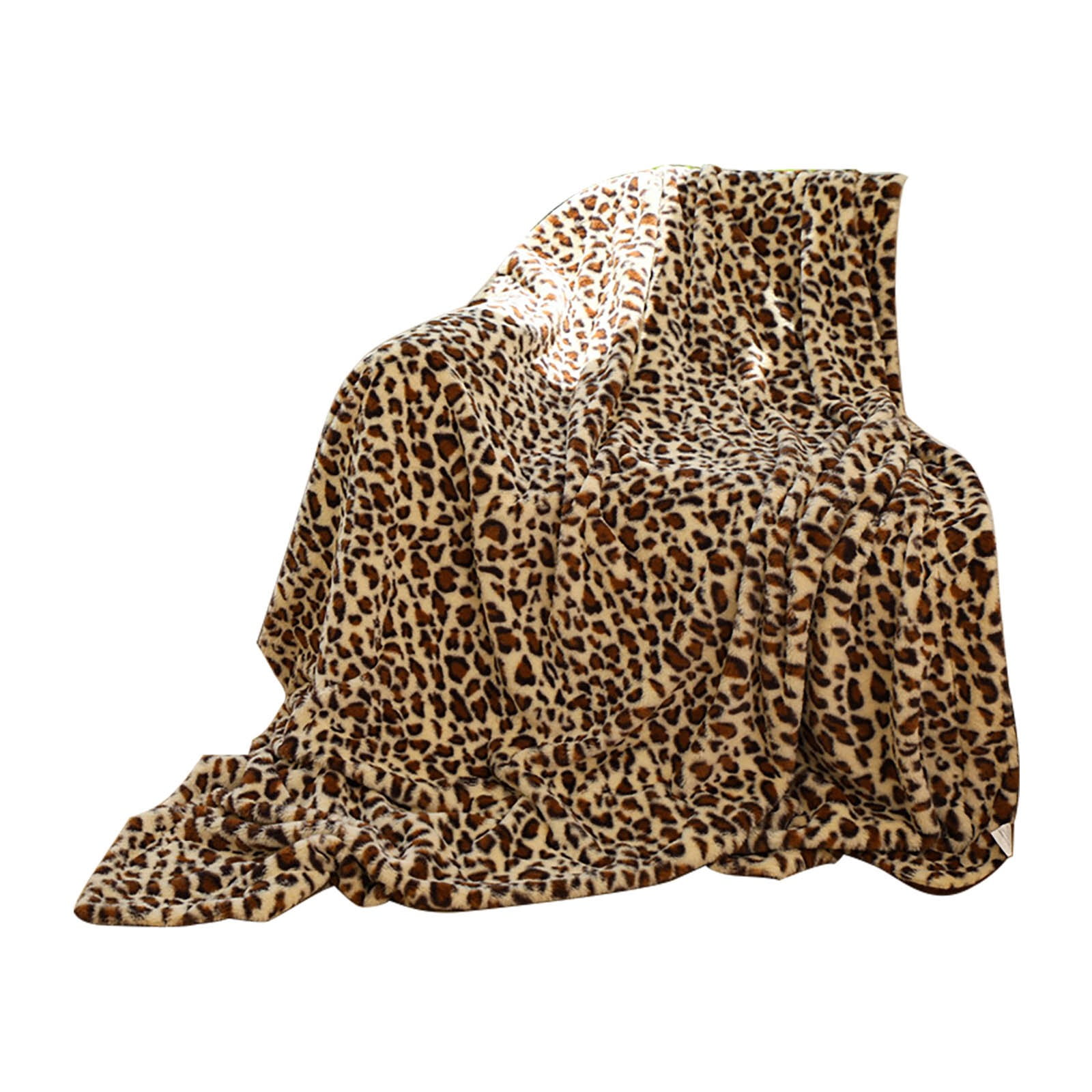 DAWANGGI Hot Sale Light Brown 50 X 60 IN Cozy Microfiber Blanket Plush ...