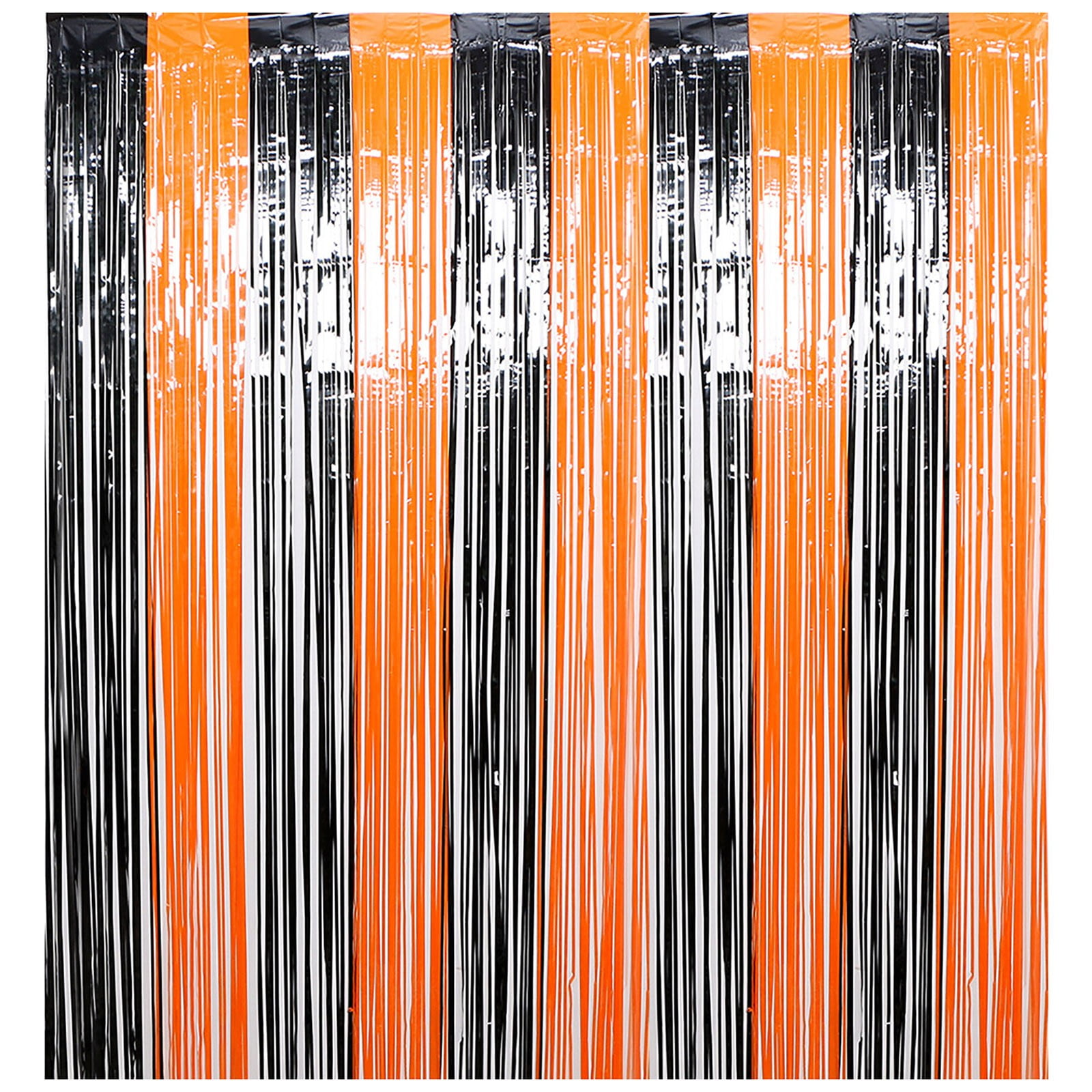 DAWANGGI Warehouse Clearance Halloween Black Orange Rain Curtain Rain ...