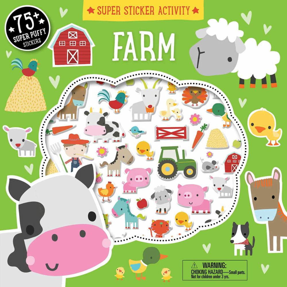 DAWN MACHELL: Super Sticker Activity: Farm (Paperback) - Walmart.com