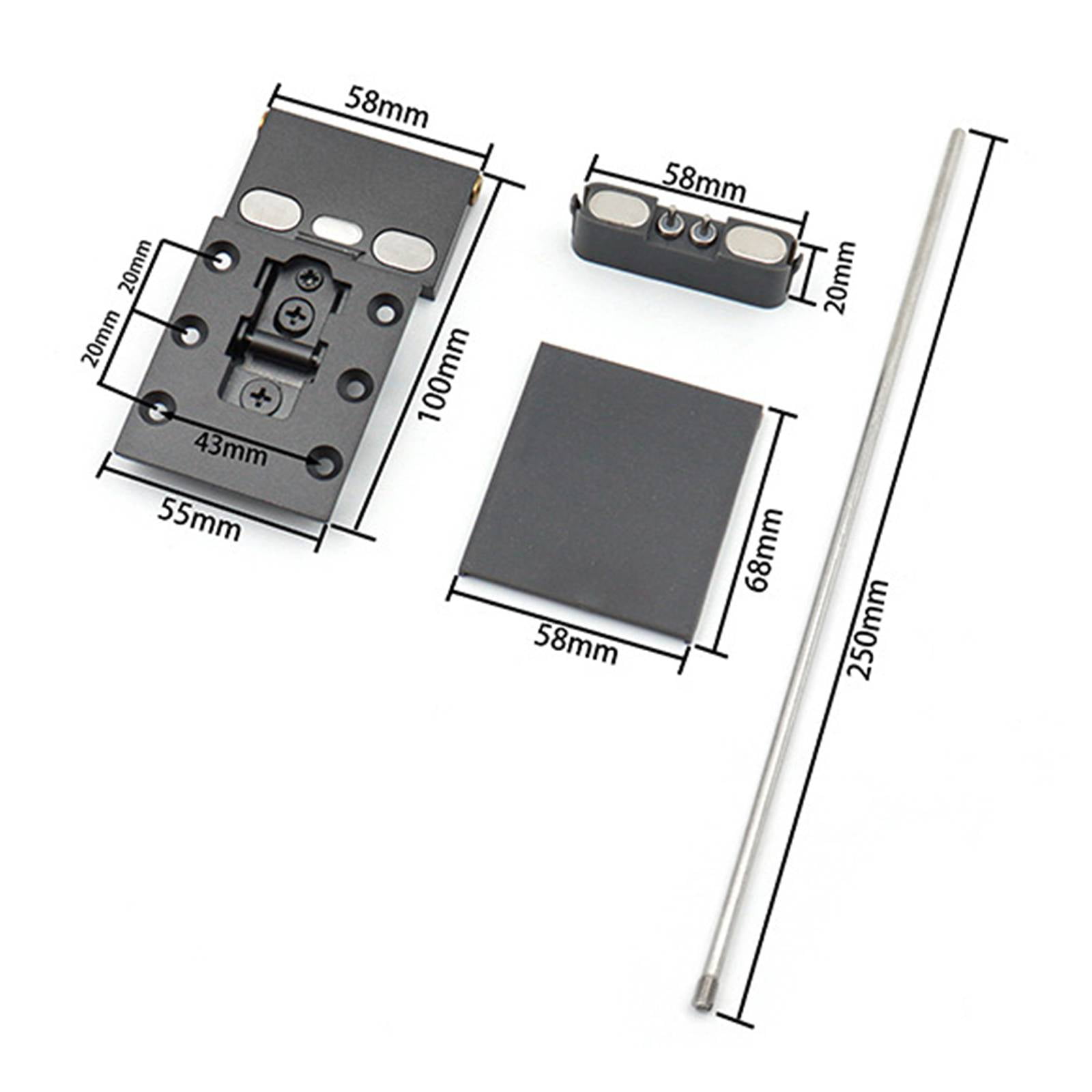 DAWOT Cabinet Hinges,Silent Pin Hinge Aluminum Frame Door Minimalist ...