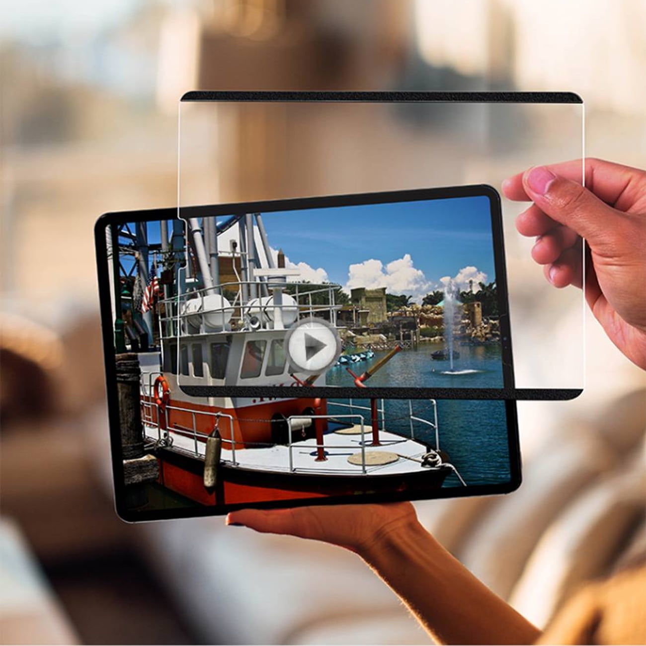 DAWOT Magnetic Detachable Paper Screen Protector for iPad Pro 12.9in 21 ...