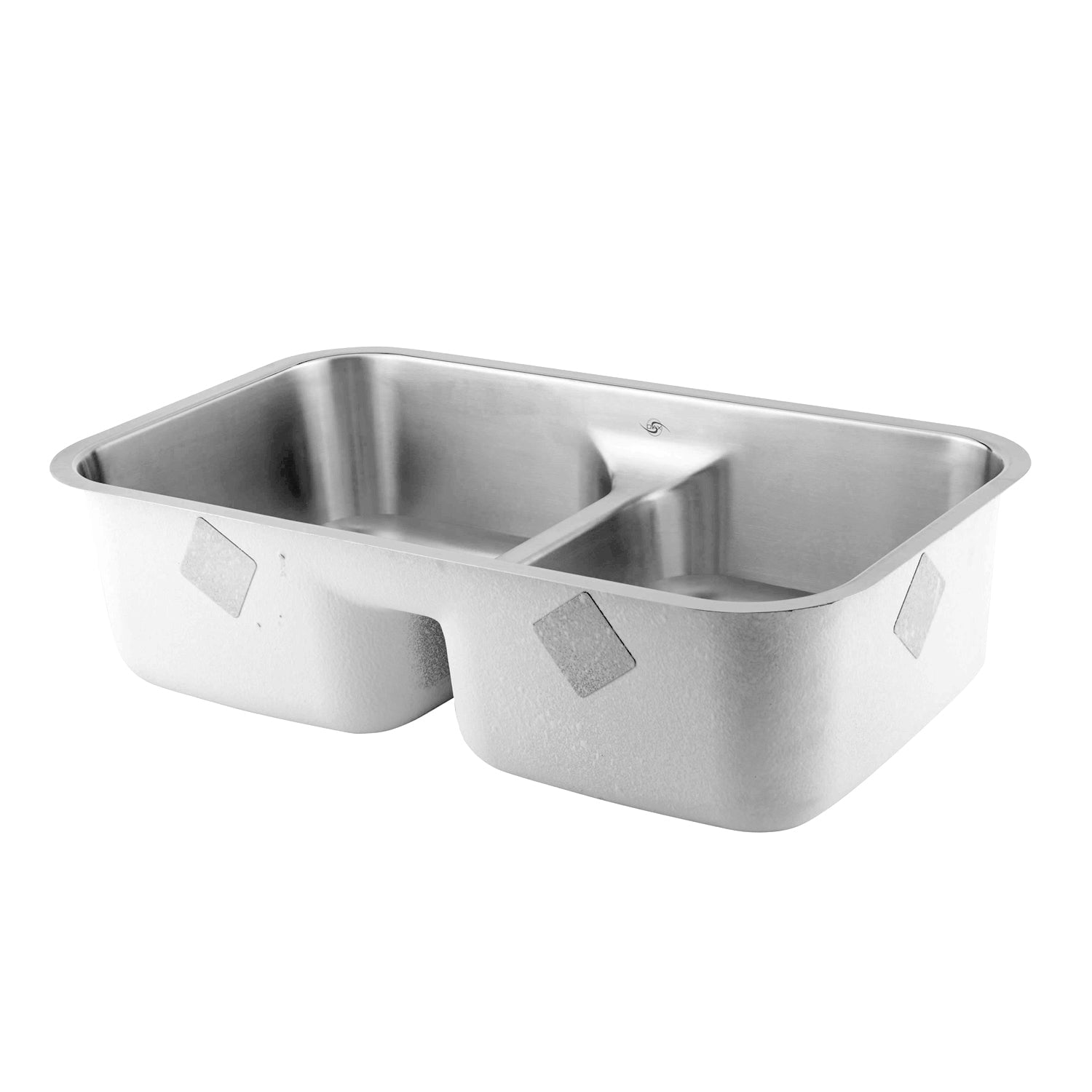 DAX 50/50 Double Bowl Undermount Kitchen Sink - 32" x 18" - 18G ...