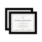 DAX Solid Wood Document Frame Set ,FRAME,DCMNT,8.5X11,2ST,BK - Walmart.com