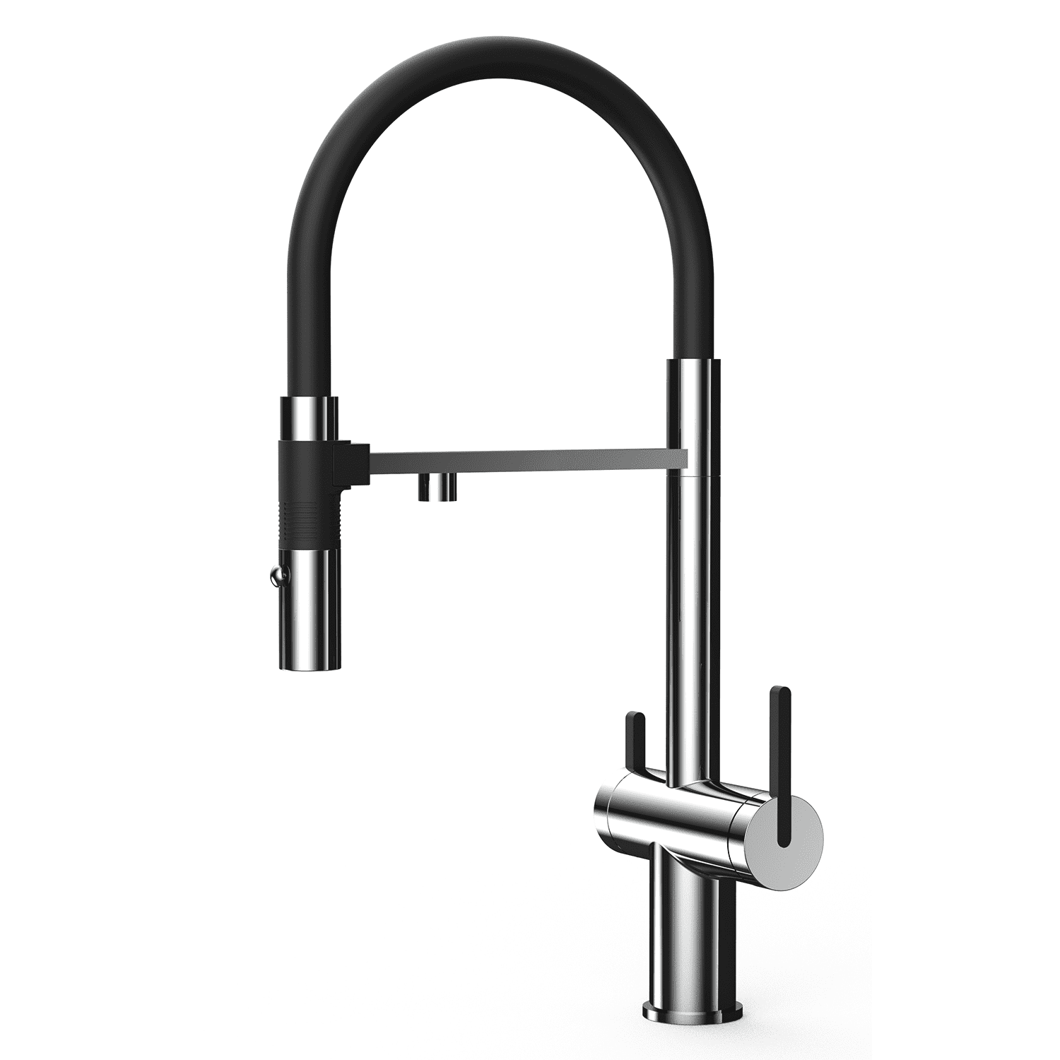 DAX Brass Dual Function Pull Out and Filter Water Spout, Chrome ...