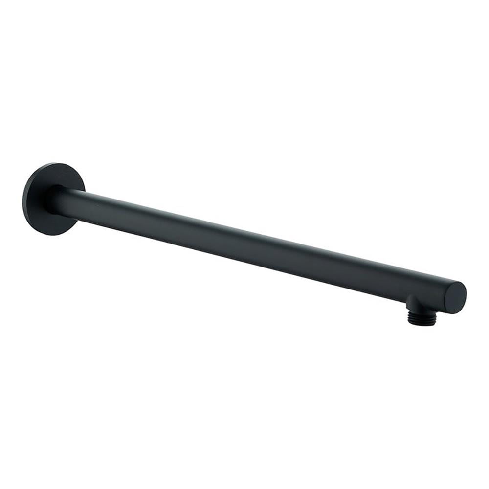 DAX Brass Round Shower Arm, 18", Matte Black - Walmart.com