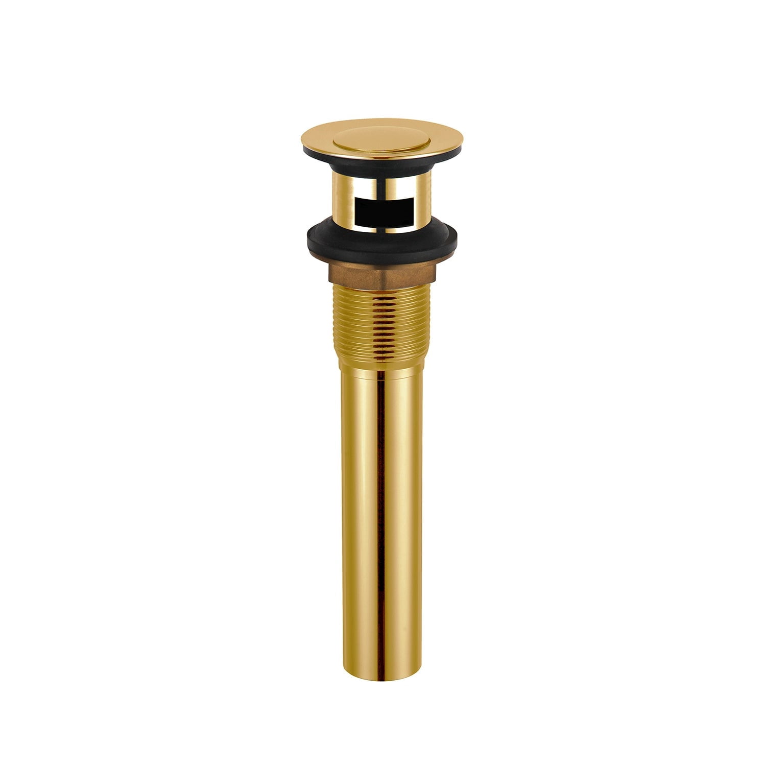 DAX Round Vanity Sink Pop Up Drain with Overflow Brushed Gold - Walmart.com
