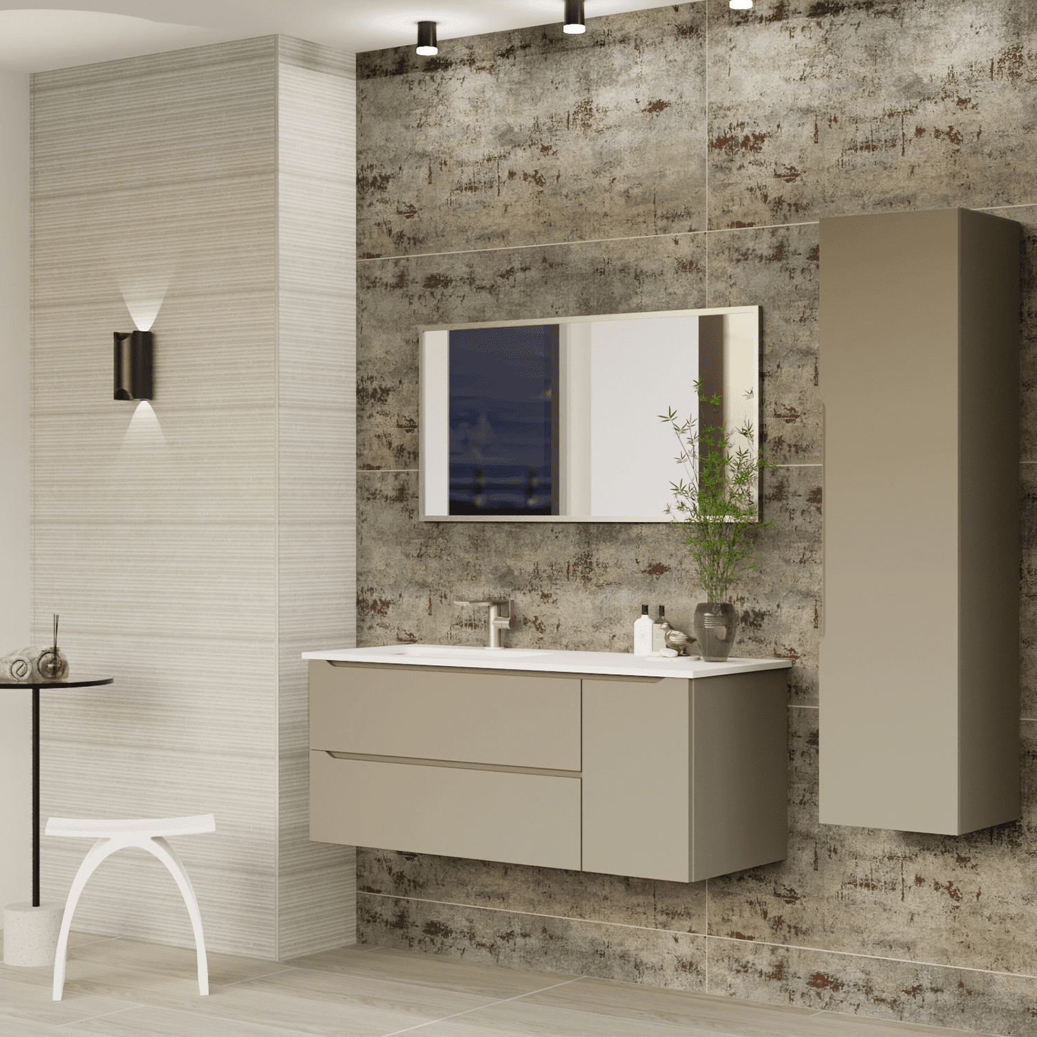 DAX Cenit 40" Single Bathroom Vanity with Onix Basin, Gray - Walmart.com