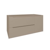 DAX Cenit Single Vanity Cabinet with 2 Drawers and 1 Door, 40", Moka ...