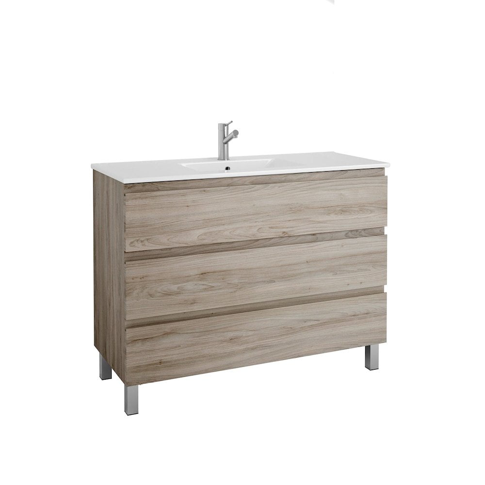 DAX INTERNATIONAL Costa Single Vanity Cabinet 36 Inches Pine w/Glossy ...