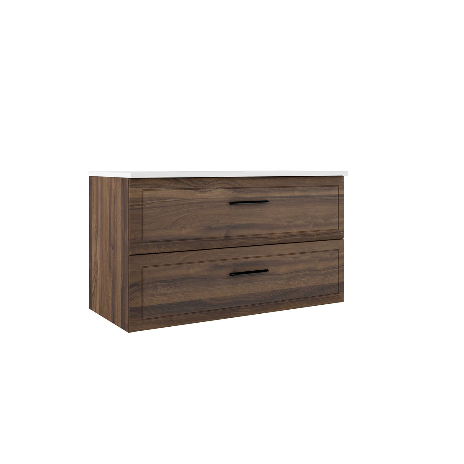 DAX Delta 40" Single Bathroom Vanity with Basin, Brown - Walmart.com