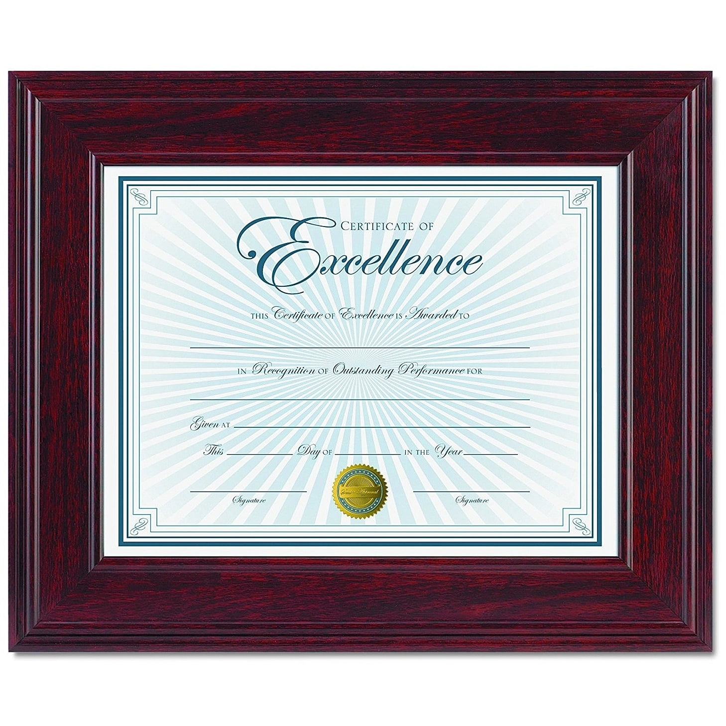 DAX Executive Document/Photo Frame, Desk/Wall Mount, Plastic, 8 1/2 x ...