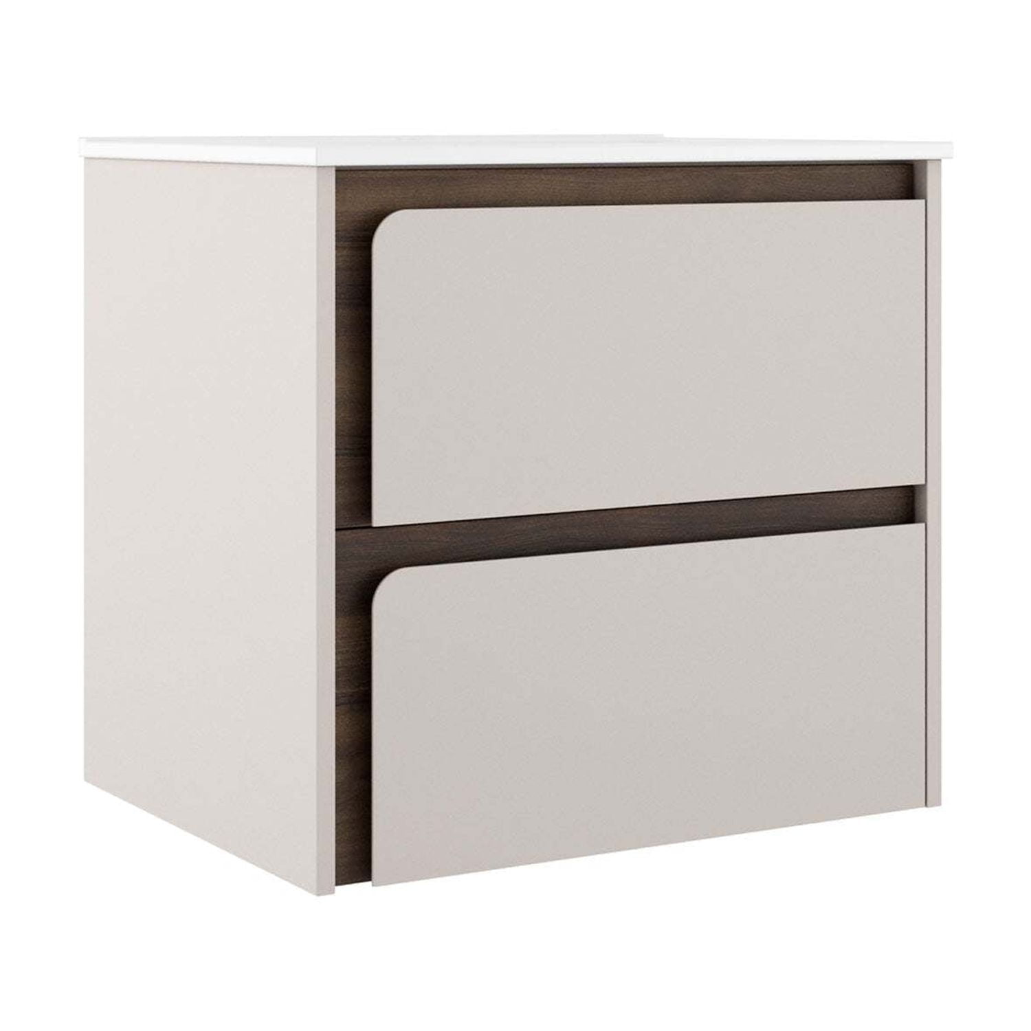 DAX INTERNATIONAL DAX Indico Single Vanity 32 Inches Cotton - Valenti w/Glossy White Toscana ...