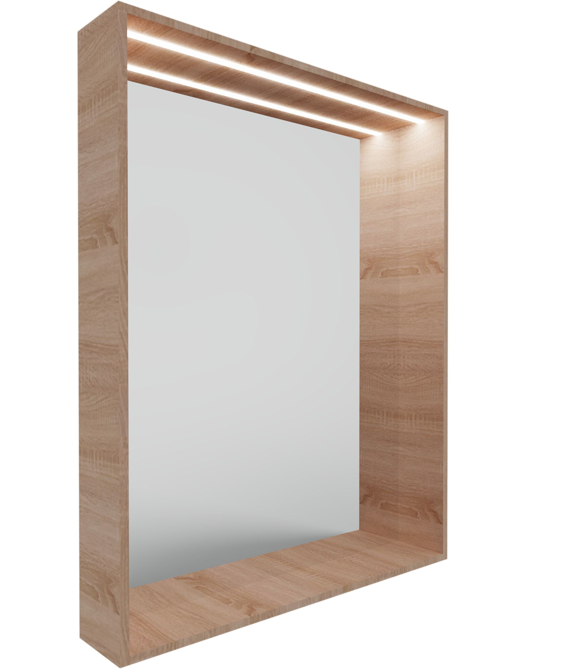 DAX Lineal 40" Wide Mirror LED Light, Oak - Walmart.com