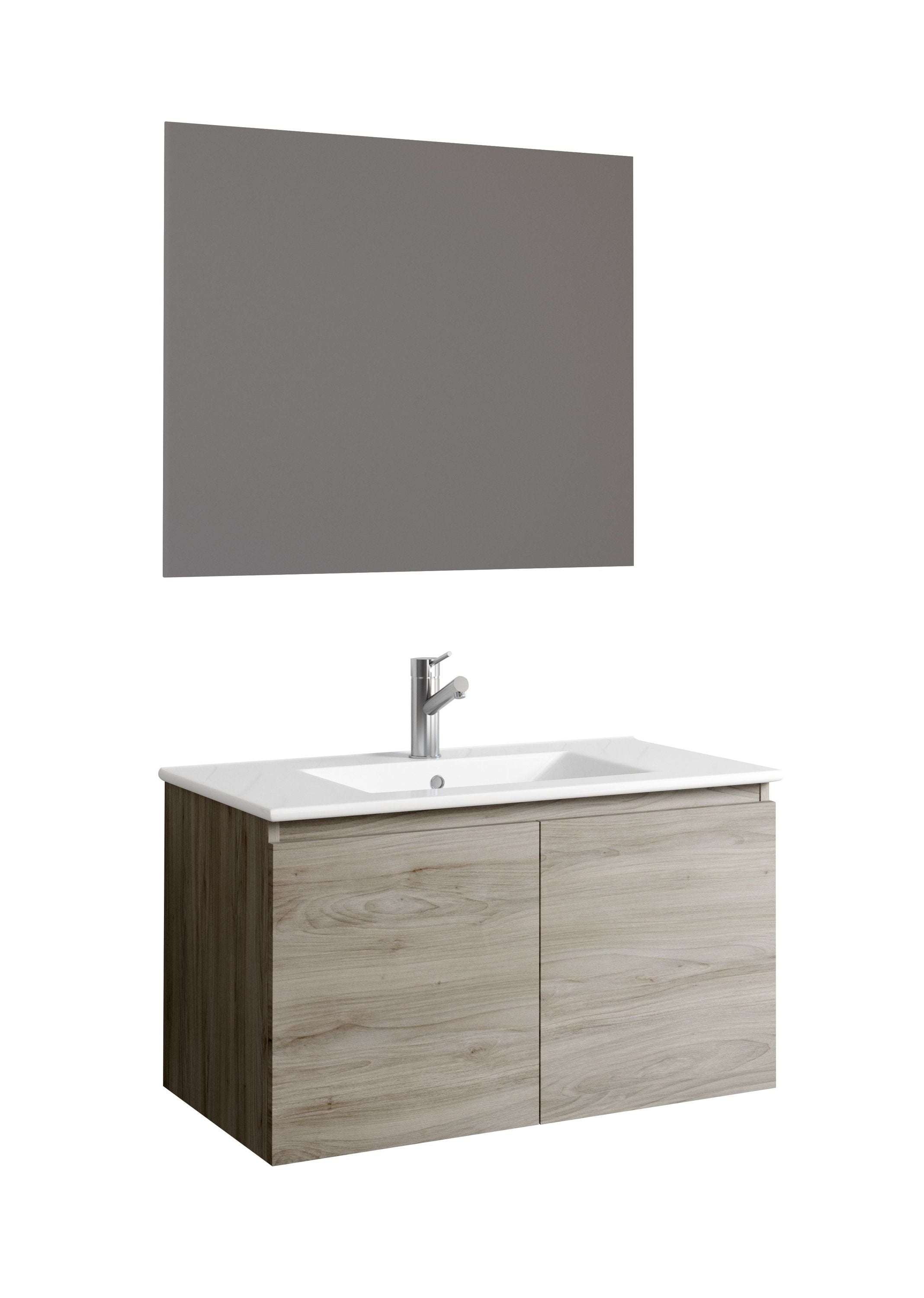 DAX Malibu Engineered Wood Single Vanity Cabinet, 32", Pine - Walmart.com