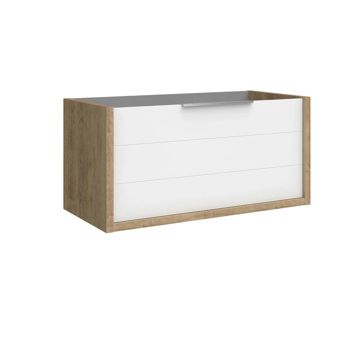 DAX INTERNATIONAL DAX Modena Vanity Cabinet 40 Inches 2 Drawers Oak ...