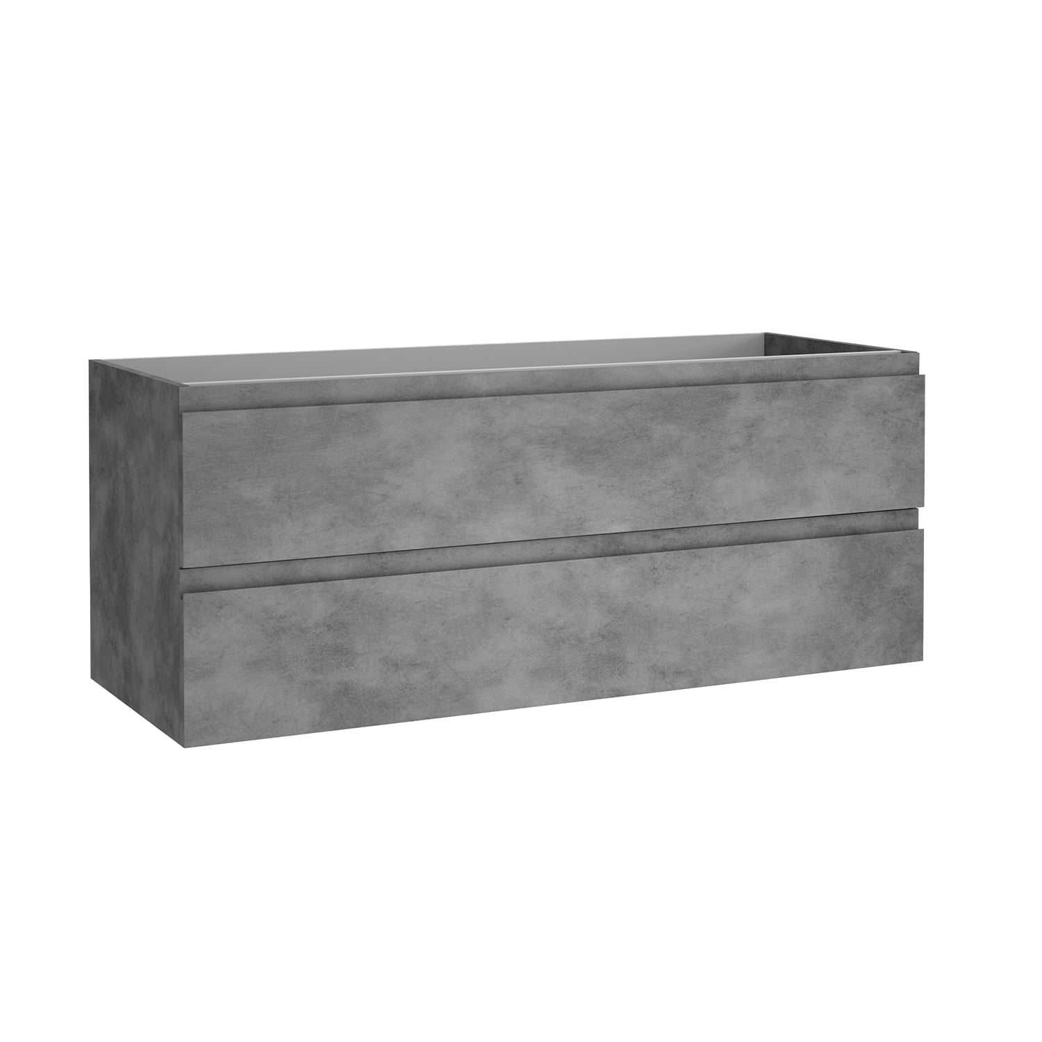 DAX Pasadena Vanity Single Cabinet with Onix Basin, 48", Cement ...