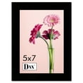 DAX Solid Wood Photo/Picture Frame, Easel Back, 5 x 7, Black - Walmart.com