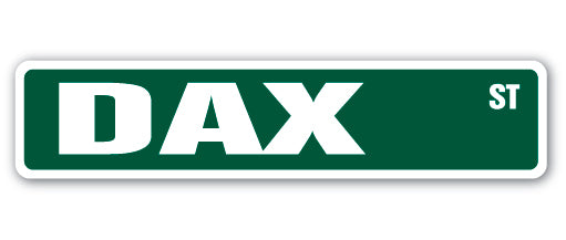 DAX Street Sign Childrens Name Room Sign | Indoor/Outdoor | 30" Wide ...