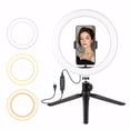 DAYBETTER 10" Selfie Ring Light with Tripod Stand & Cell Phone Holder ...