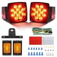 DAYBETTER 12V LED Trailer Lights Kit, Submersible Utility Trailer Tail ...
