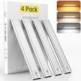 DAYBETTER 34 LED Under Cabinet Lights, USB Rechargeable Closet Lighting ...