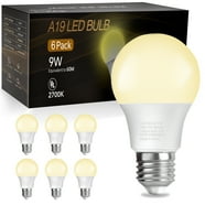 SYLVANIA LED Light Bulb, A19, 8.5W, Medium Base, 5000K, Daylight, 4 Pack - Walmart.com