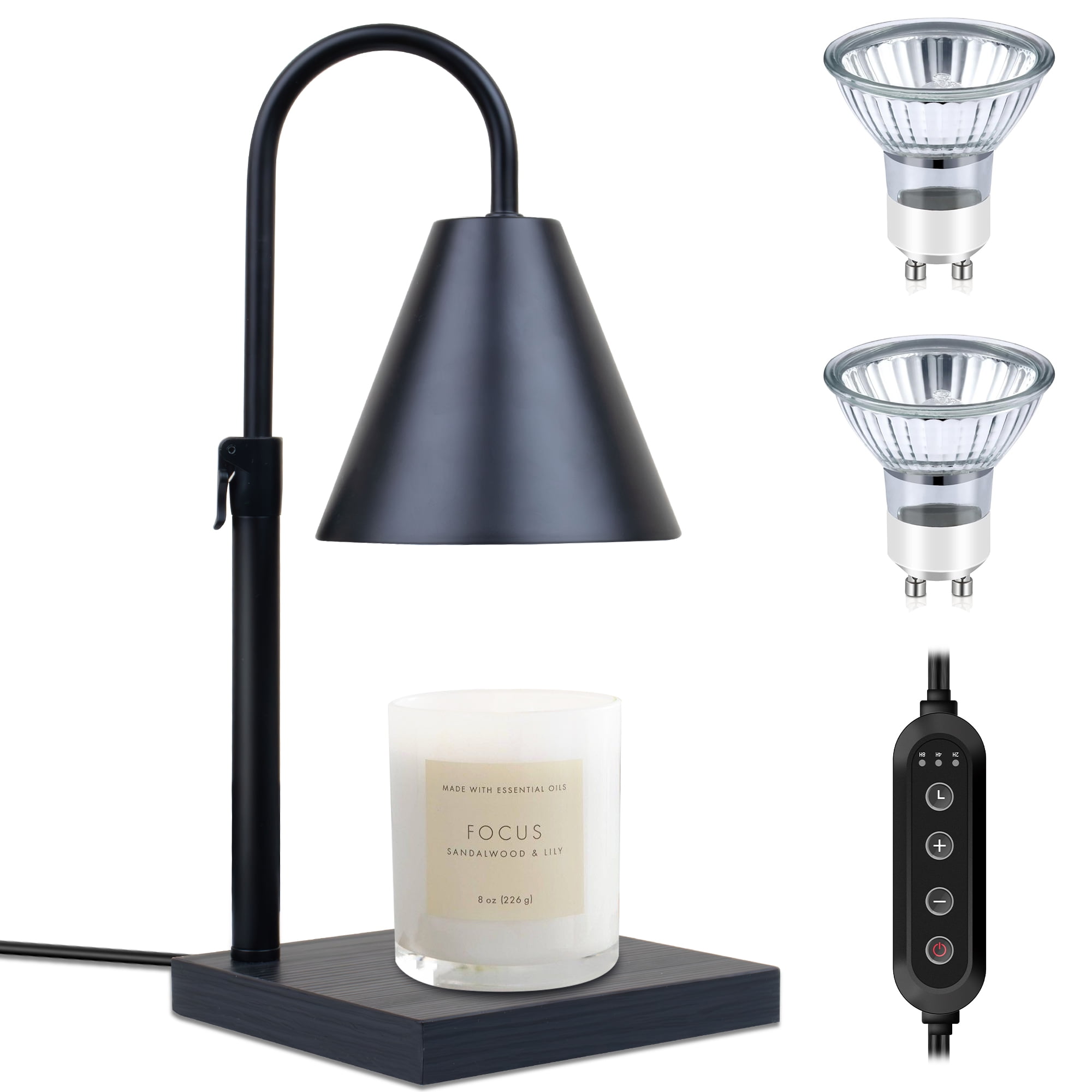 DAYBETTER Candle Warmer Lamp with Timer,Electric Dimmable Candle Lamp ...