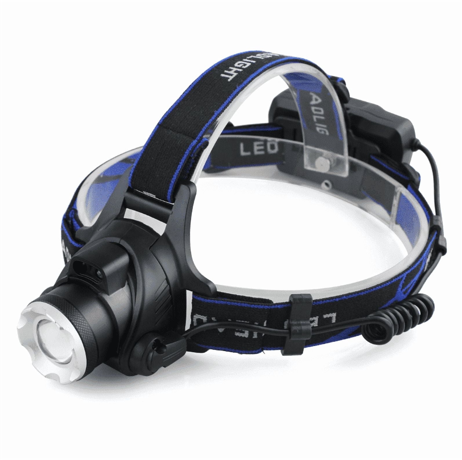DAYBETTER Headlamp with Wings Projection, Red & Blue Emergency Strobe ...
