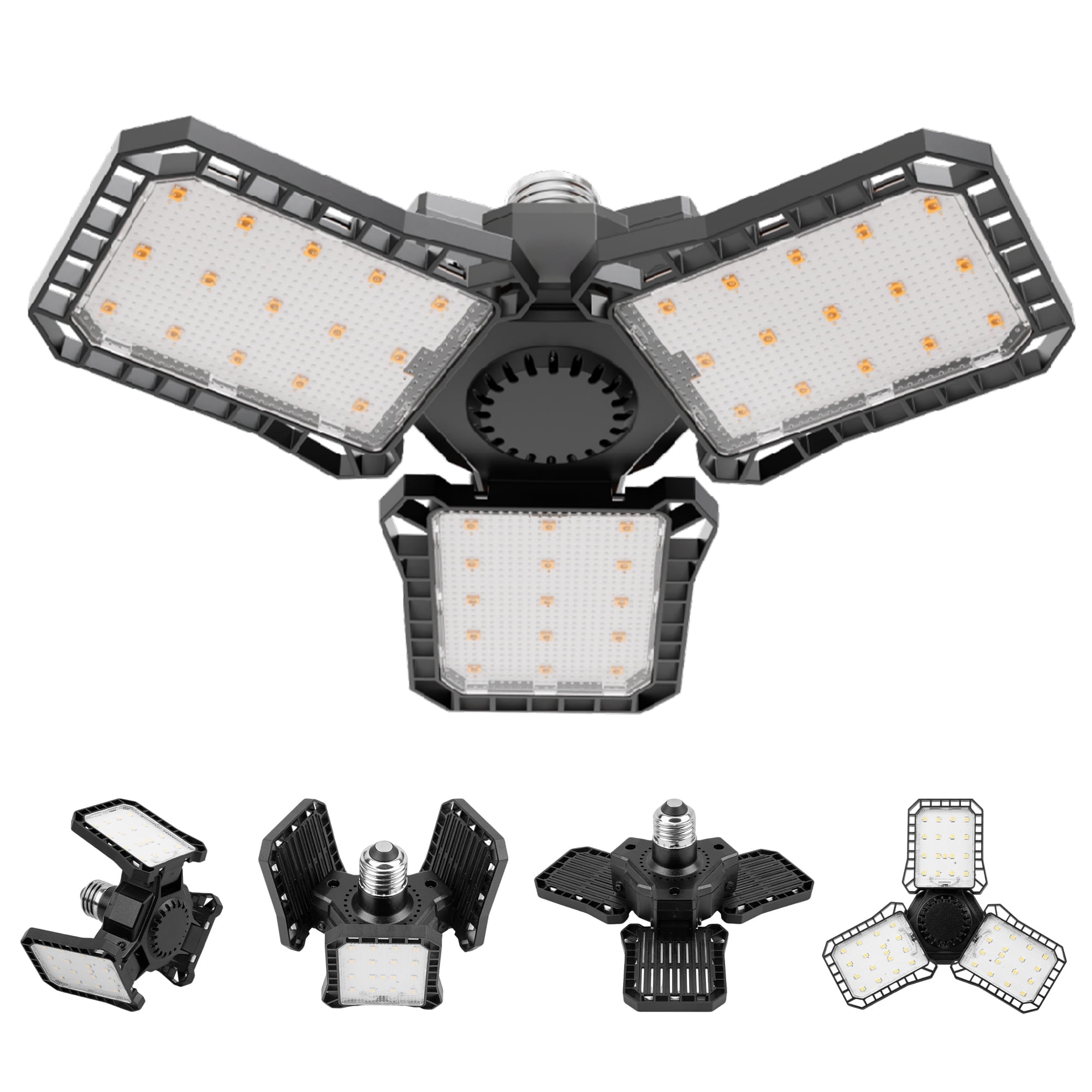 DAYBETTER LED Garage Light,30W 3000 Lumen Ceiling Lights with 3 ...