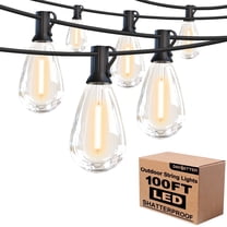 Westek LROPE48W Indoor/Outdoor LED Rope Light Kit, 48 feet, Warm White ...