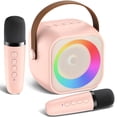DAYBETTER Mini Karaoke Machine, Portable Bluetooth Speaker with 2 ...