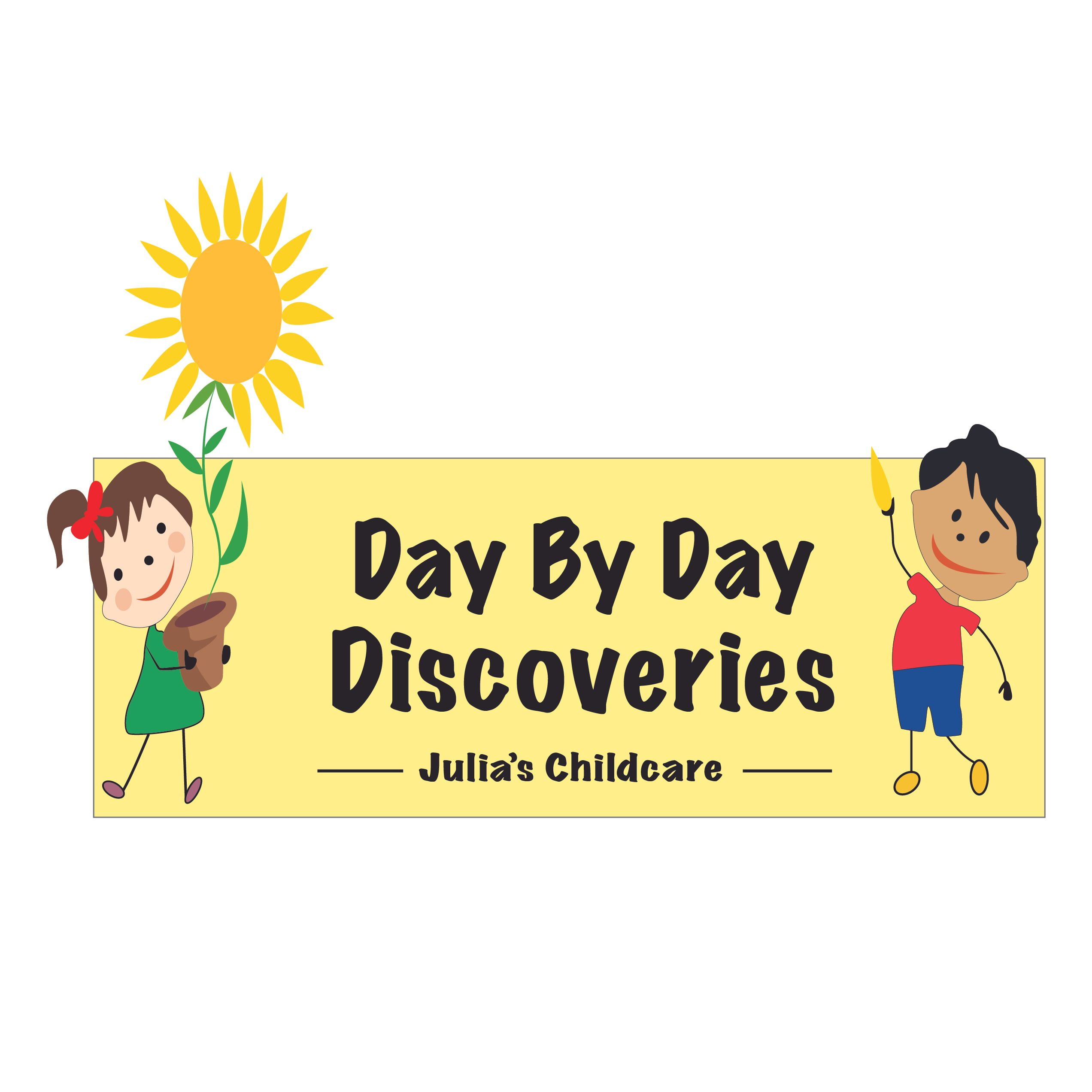 DAYCARE - Day By Day Discoveries Lettering Art Quote Decoration ...