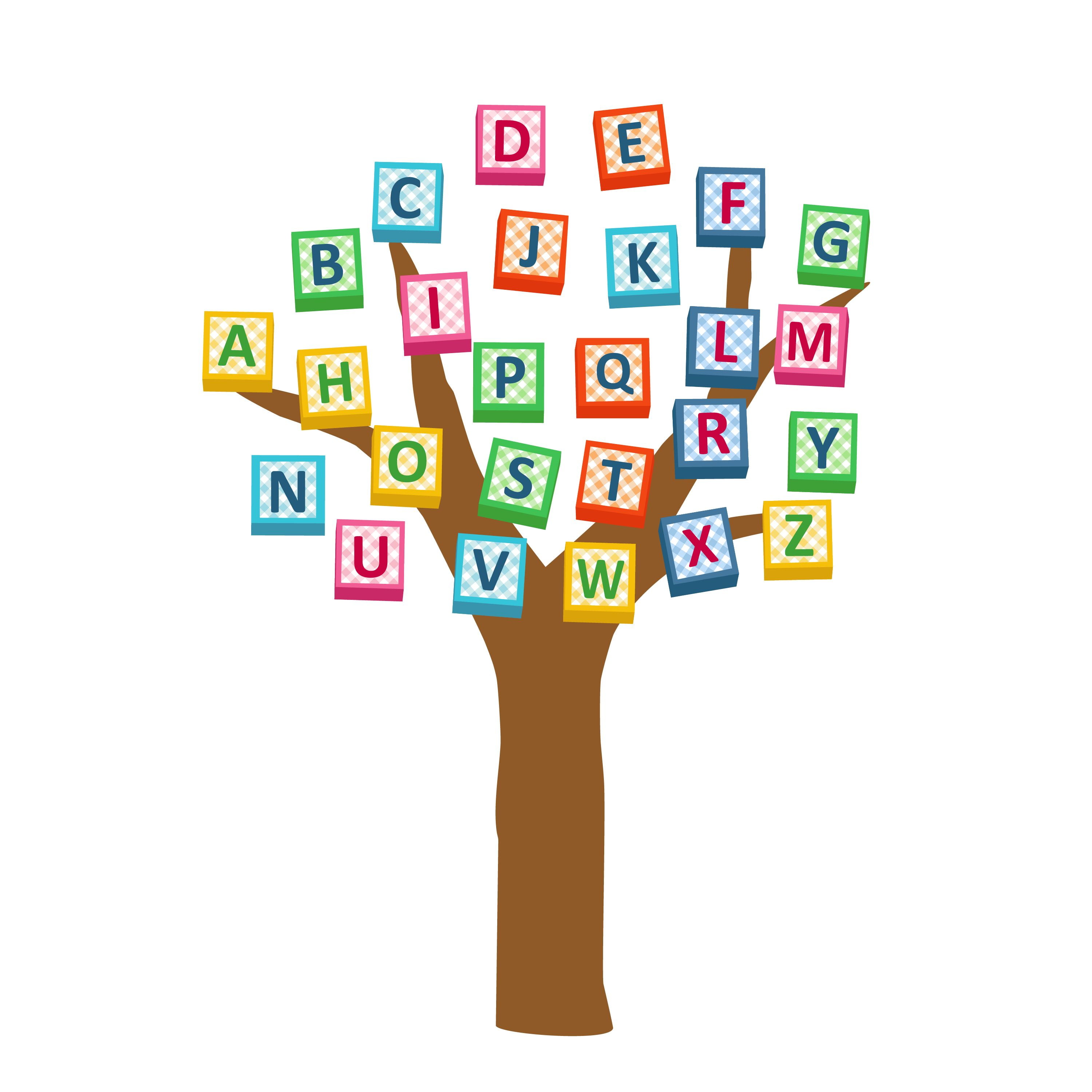 DAYCARE - Kids Playroom Kindergarten Educational Alphabet Tree ...