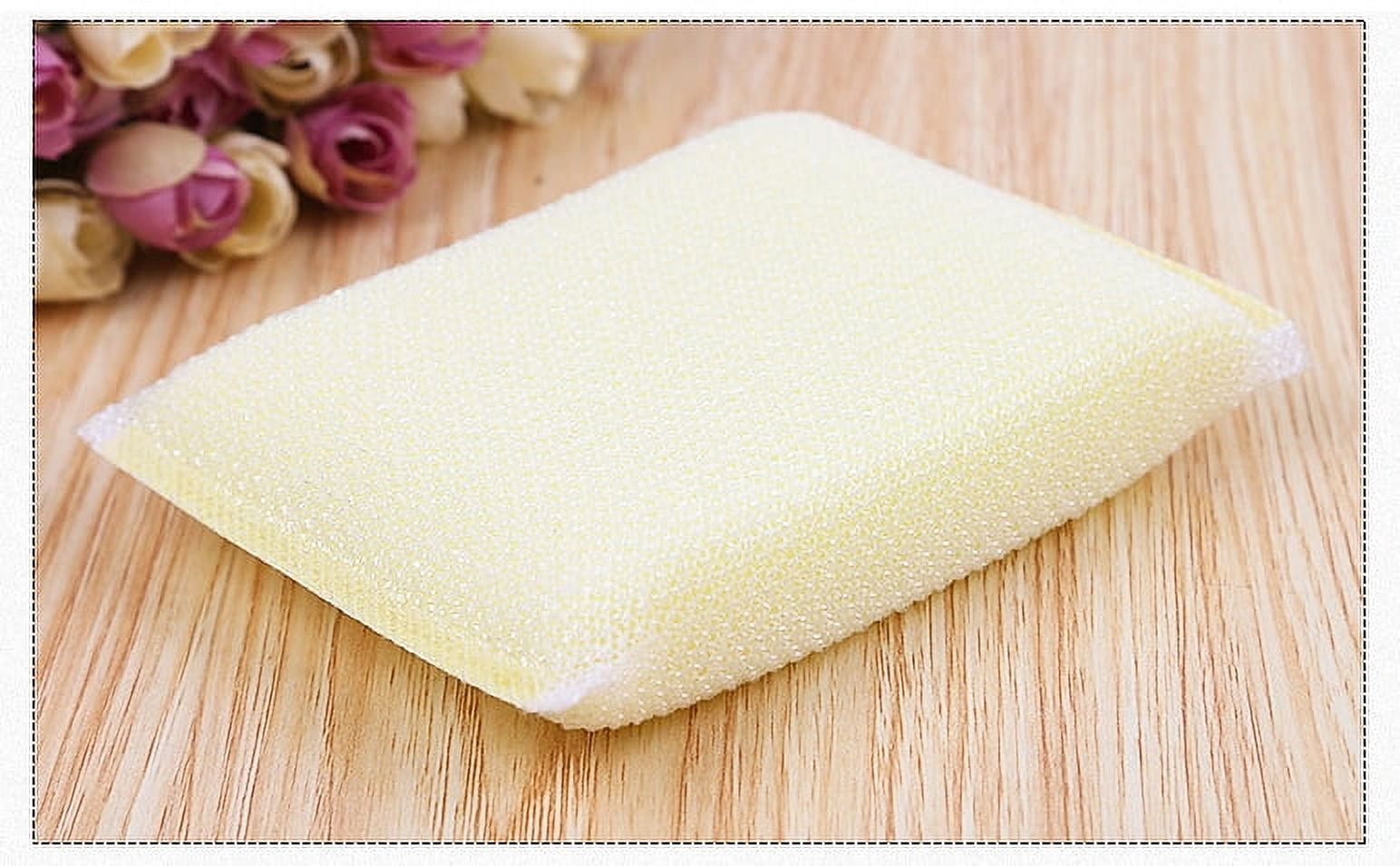 DAYEH 1 Pack Scrub Wash Clean Block Wipe Pot No Oil Dishcloth Water ...