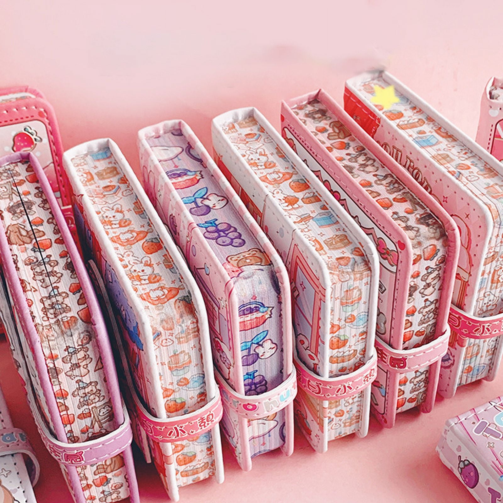 DAYEH 128 Sheets Cartoon Notebook Kawaii Mini Notepad Portable Journal ...